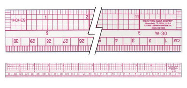 Graph Ruler, 12", Transparent, 10ths - Fisher Hawaii