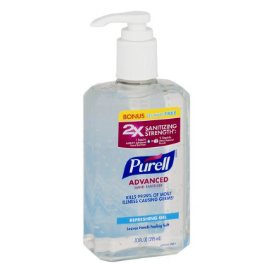 Refreshing Hand Sanitizer Pump, Refreshing Original Gel, 10oz - Fisher ...