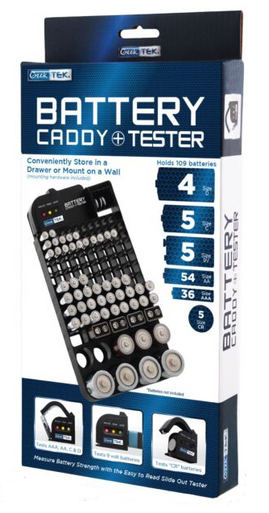 Geek Tek Battery Caddy + Tester - Fisher Hawaii