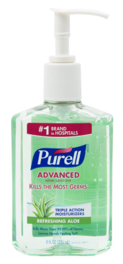 Sanitizing Hand Gel Pump, Aloe, 8 oz. - Fisher Hawaii