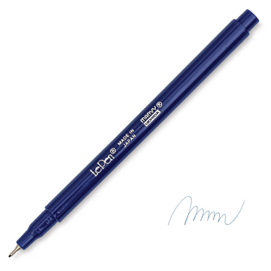 Uchida Le Pen Fine Line Marker Pen, Micro-Fine Point (0.3mm), Navy, 12 ...