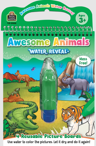 Water Reveal Book, Awesome Animals - Fisher Hawaii