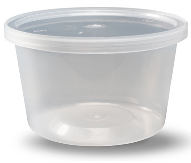 Round Deli Containers With Lids, 16oz. (8ct.) - Fisher Hawaii