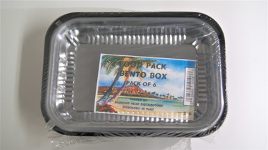 Z-6 Bento Containers (6ct.) - Fisher Hawaii