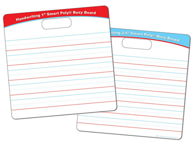 Smart Poly Busy Boards, Practice Handwriting Lines - Fisher Hawaii