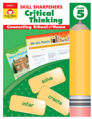 Skill Sharpeners: Critical Thinking Activity Book, Grade 5 - Fisher Hawaii