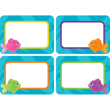 Colorful Fish Name Tags/Labels, Assorted Designs, Multi-Pack - Fisher ...