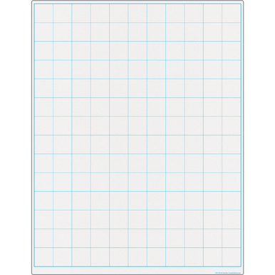 Graphing Grid 1-1/2" Squares Write-On/Wipe-Off Chart - Fisher Hawaii