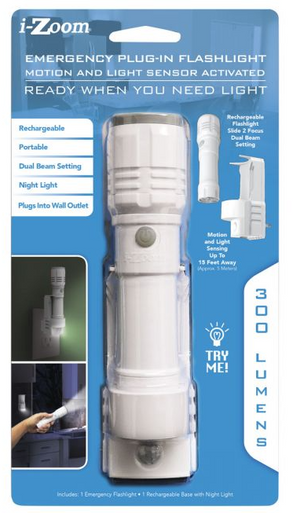 Emergency Plug-In Flashlight - Fisher Hawaii