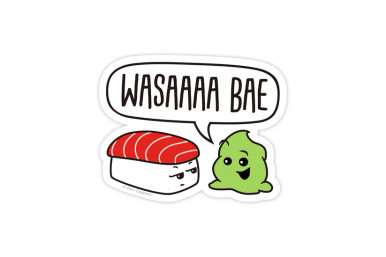 Sticker WasaBae - Fisher Hawaii
