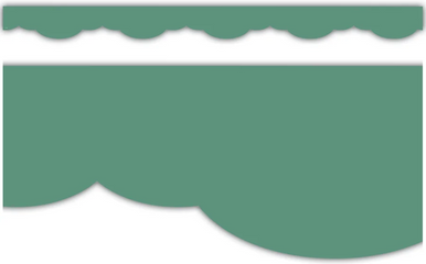 Teacher Created Resources Eucalyptus Green Fancy Scallops Border Trim ...