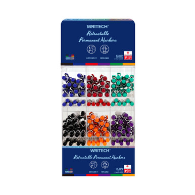 Writech Retractable Permanent Marker, Red - Fisher Hawaii
