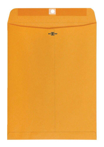 Quality Park Clasp Envelope #28, 10" x 13", Brown, 100 Count - Fisher ...