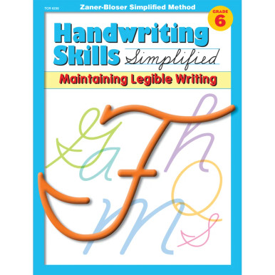 Teacher Created Resources Handwriting Skills Simplified: Maintaining ...