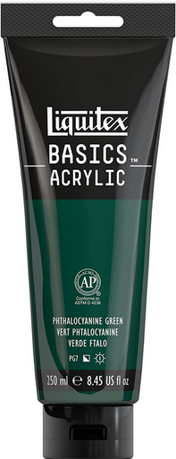 Basics Acrylic Paint, 8.45 oz, Phthalocyanine Green - Fisher Hawaii
