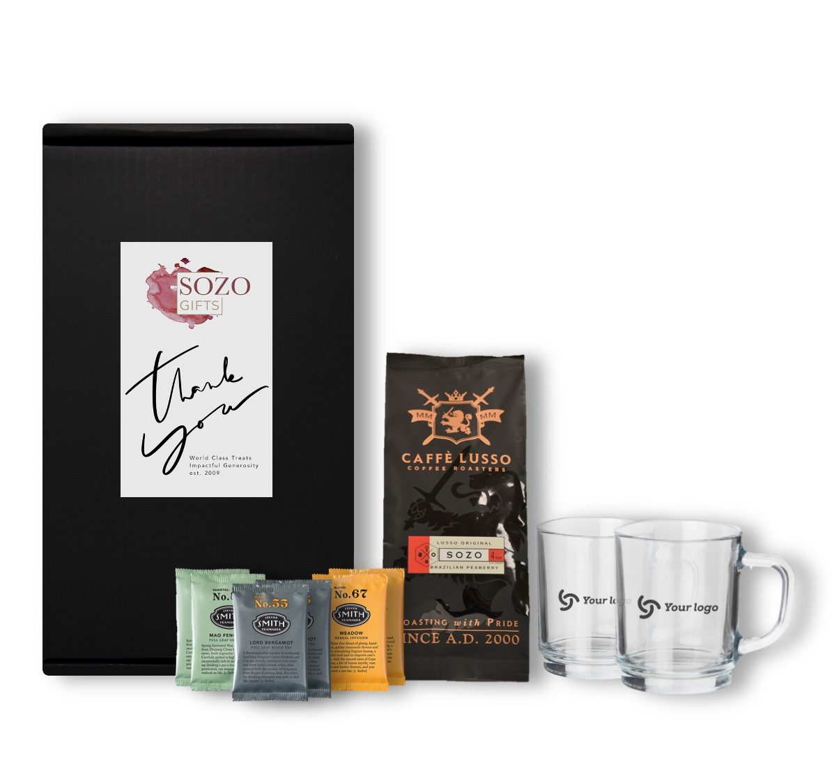 Small Coffee, ATea & Mugs Gift Box