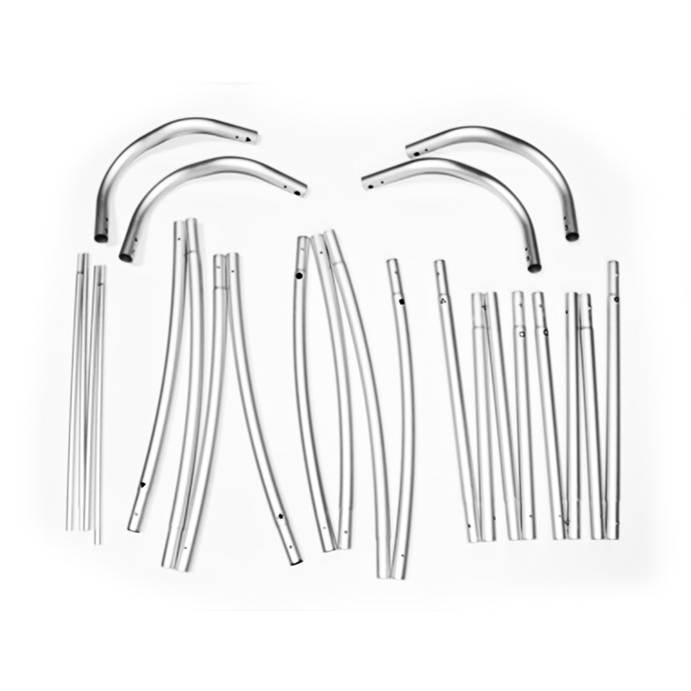 8ft. Curved Fabric Tube Display for Trade Shows (POP06)