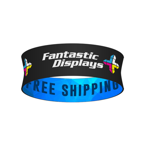 10ft. & 12ft. Circular Hanging Banner - Trade Show Booth Overhead ...