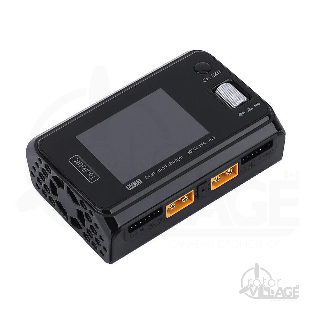 ToolkitRC M6D Dual Smart Charger - 500W/25A - Rotor Village