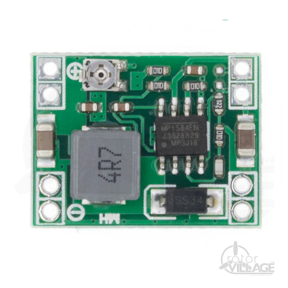 Ultra-small Adjustable DC-DC Buck Converter (5v-18v) - Rotor Village