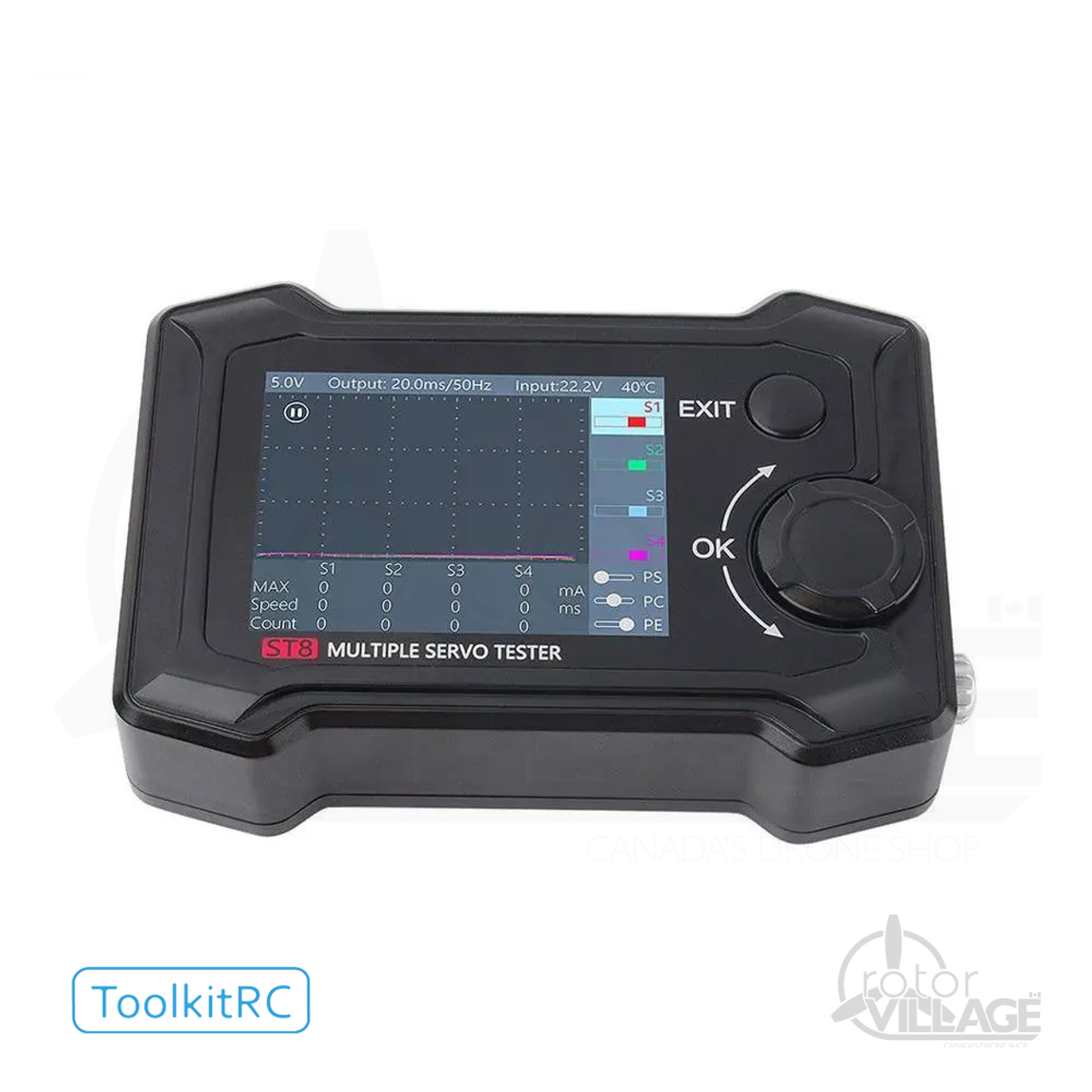 ToolkitRC ST8 Servo Checker - Rotor Village