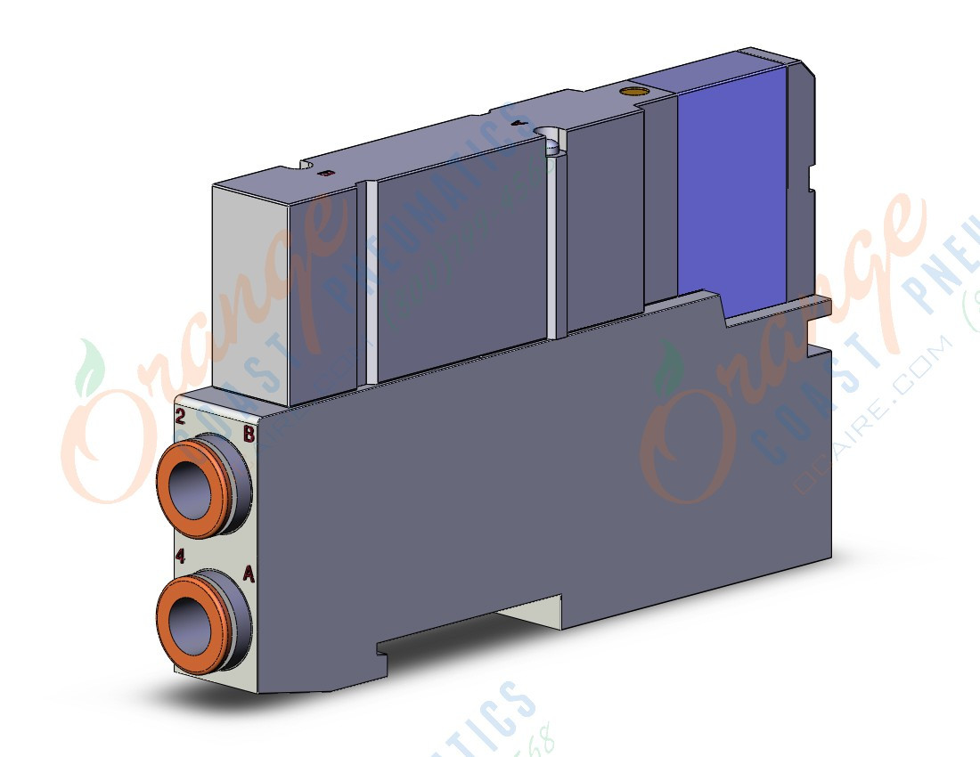 SMC SV2100-5FU-CS-N9 valve, cassette w/mfld block, SV2000 SOLENOID ...
