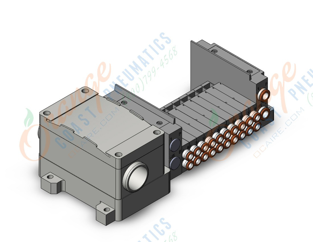 SMC SS5Y3-10T-10U-N7 manifold, NEW SY3000 MFLD - Orange Coast ...