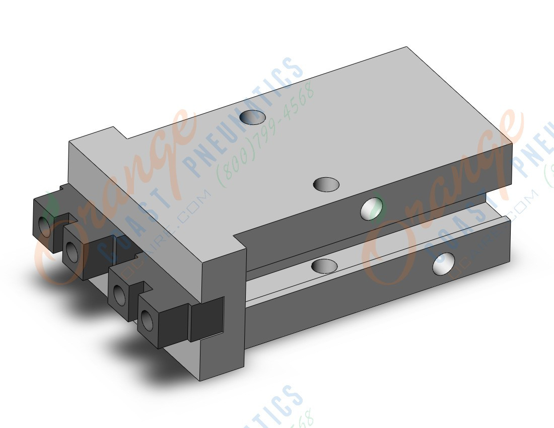 SMC MHZ2-10D3 gripper parallel type, MHZ2 GRIPPER, PARALLEL - Orange ...