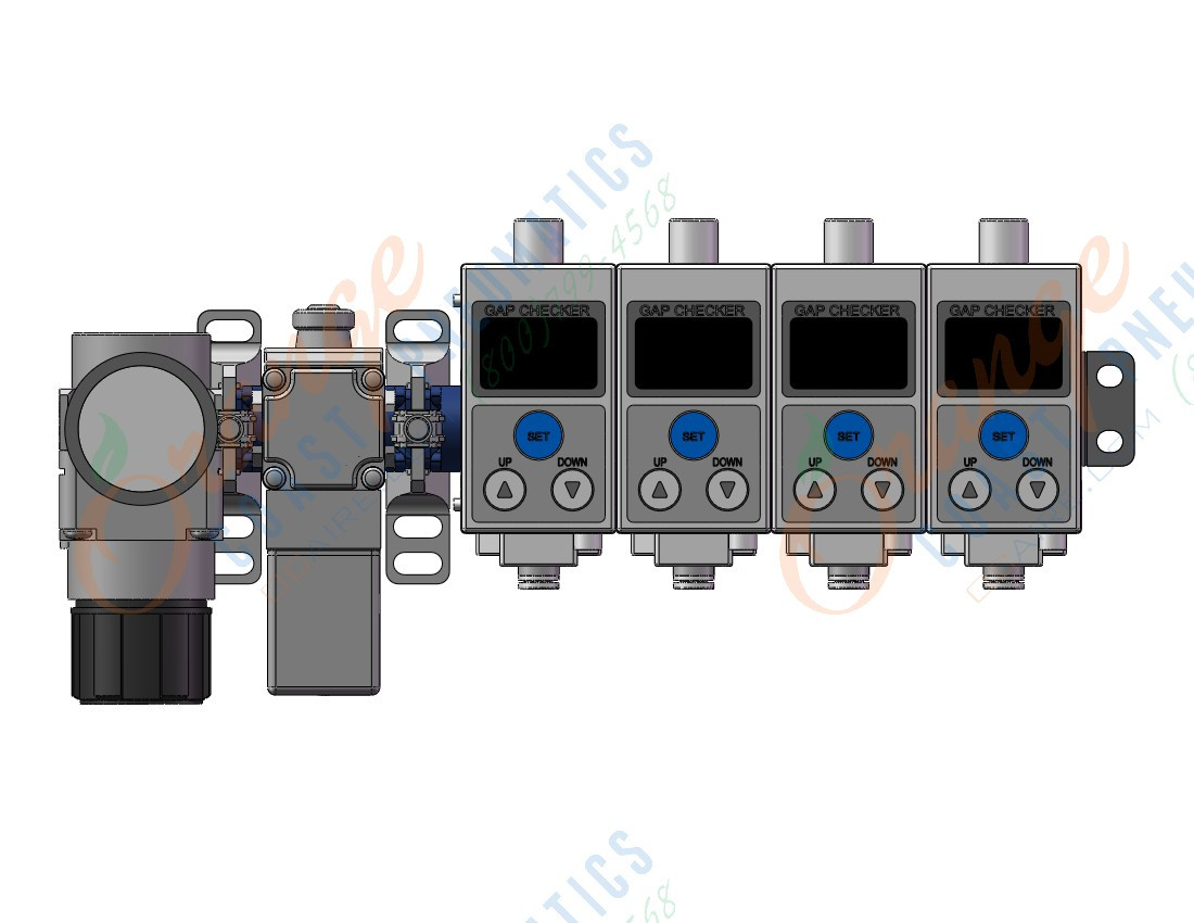 SMC ISA3-HCP-4NB-L1 isa2 1/8" pt version, ISA2 AIR CATCH SENSOR ...