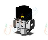 SMC VHS30-N02A-KRZ single action relief valve, VHS HAND VALVE - Orange ...