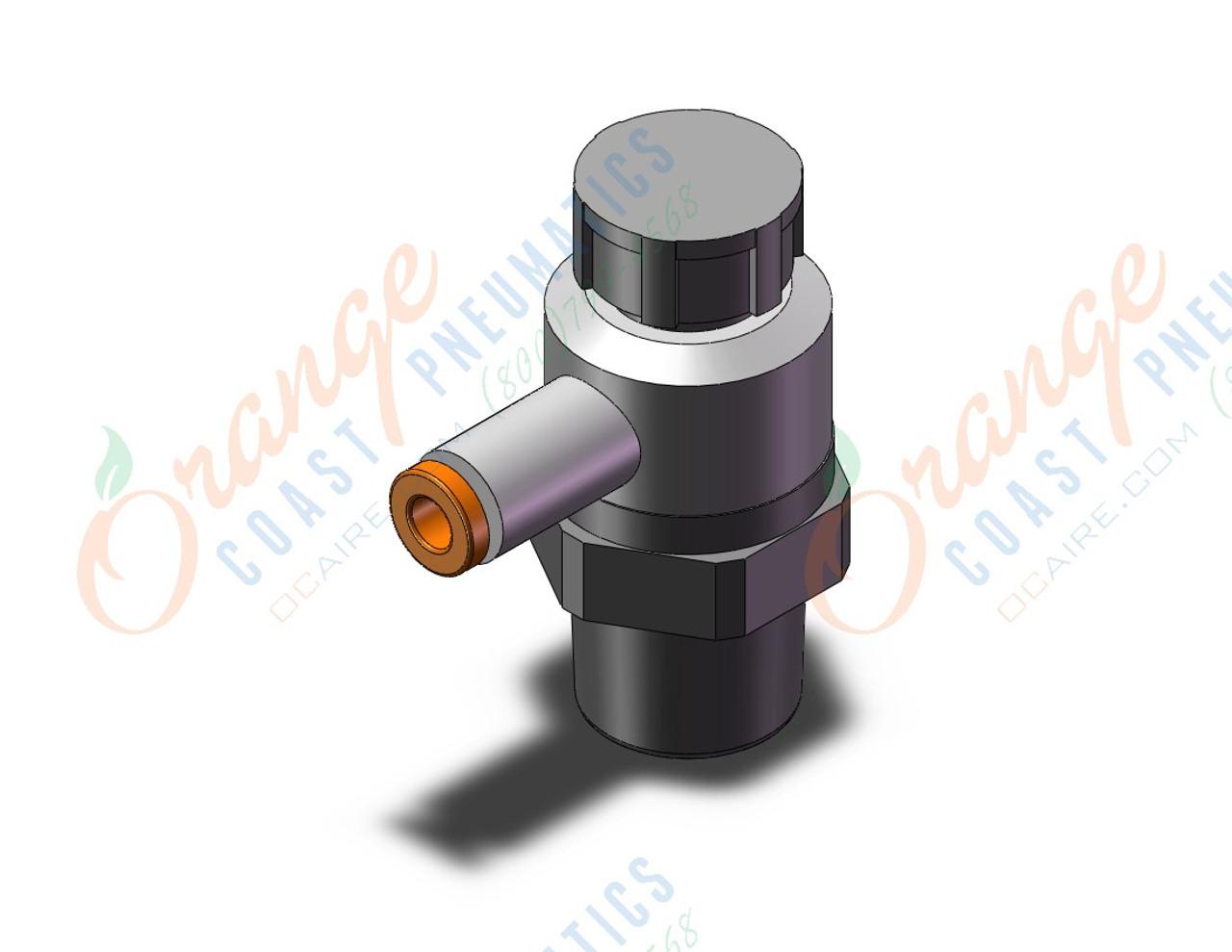 SMC AS2201FG-N02-01SA ss speed controller w/ fitting, FLOW CONTROL W/FITTING*** - Orange Coast ...