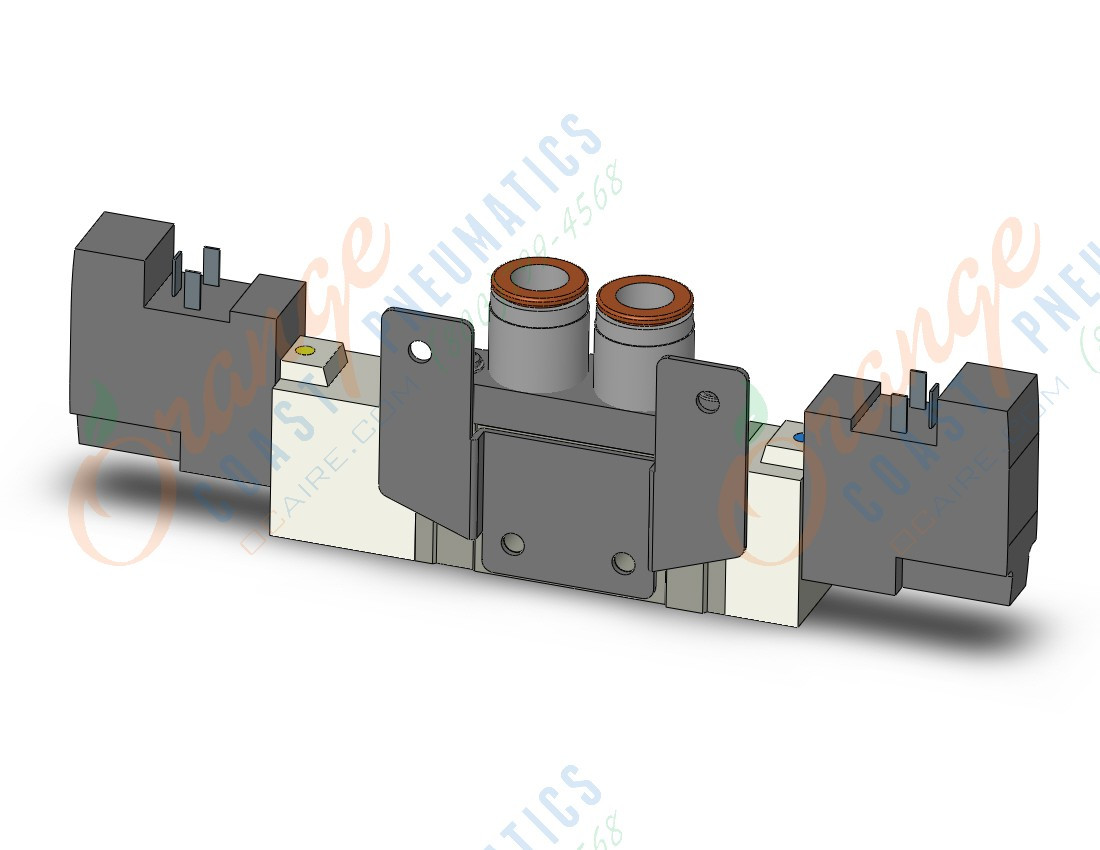 SMC SY7420-5YOS-C10-F2 valve, dbl sol, body pt, SY7000 SOL/VALVE ...