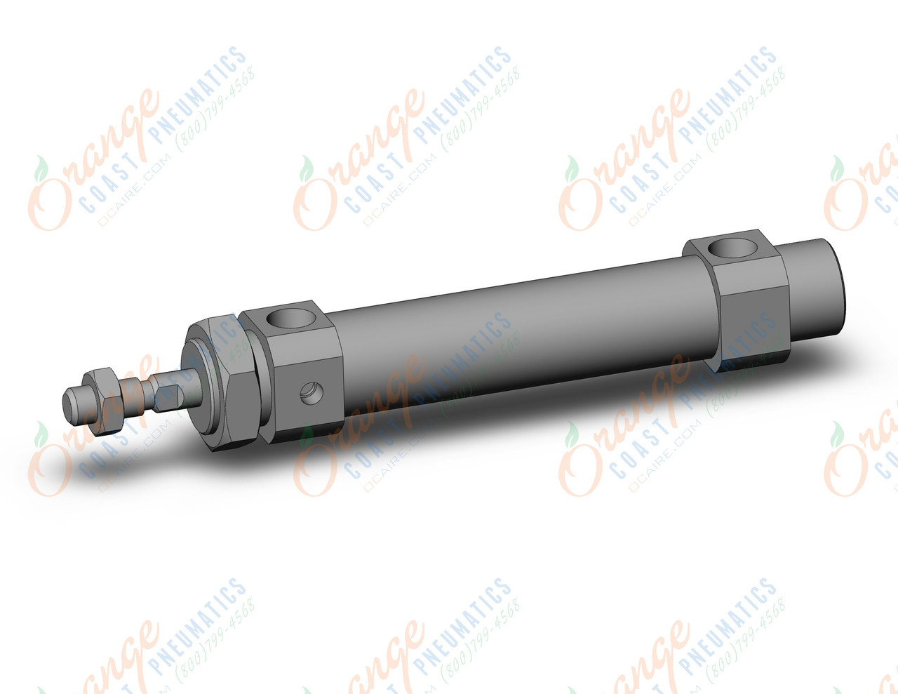 SMC 10-CDM2B20-50Z base cylinder, CM2/CM3 ROUND BODY CYLINDER*** - Orange Coast Pneumatics ...