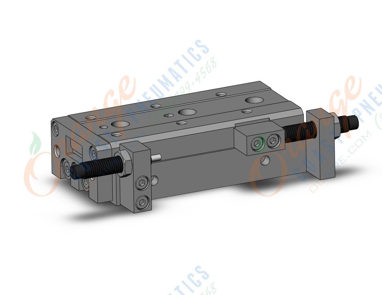 SMC MXS12L-50B-M9NWMAPC cylinder, MXS/MXJ GUIDED CYLINDER - Orange Coast Pneumatics
