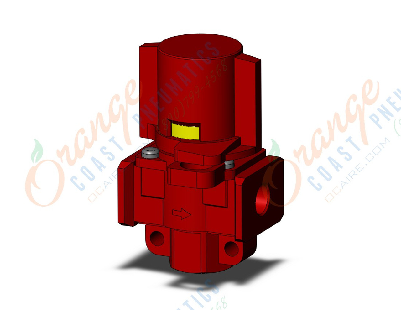 SMC VHS20-01B-X1 single action relief valve, VHS HAND VALVE - Orange Coast Pneumatics - Live Store