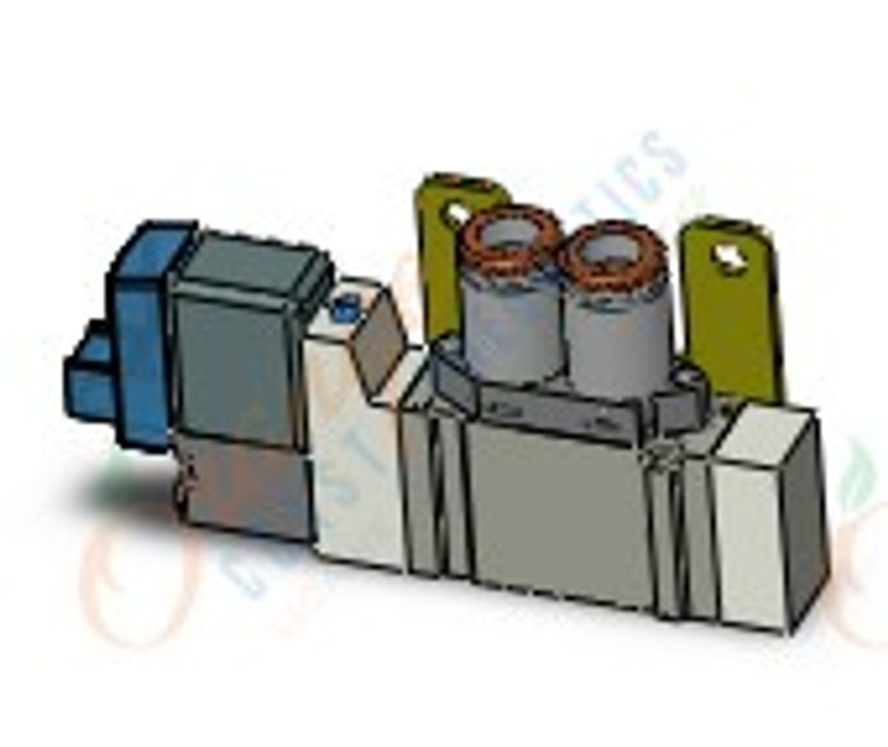 SMC SY3120-5LOD-C6-F2 valve, sgl sol, body pt (dc), 4/5 PORT SOLENOID VALVE - Orange Coast ...