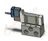 SMC SY3140-5GR-01 5 port solenoid valve, 4/5 PORT SOLENOID VALVE ...