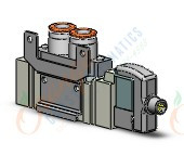 SMC SY5120-5WAOZ-C8-F2 5 port solenoid valve, 4/5 PORT SOLENOID VALVE ...