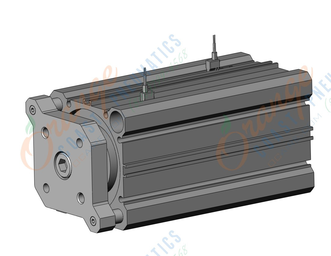 SMC CDQMB63-100-M9BWV compact guide rod cylinder, cqm, COMPACT CYLINDER ...