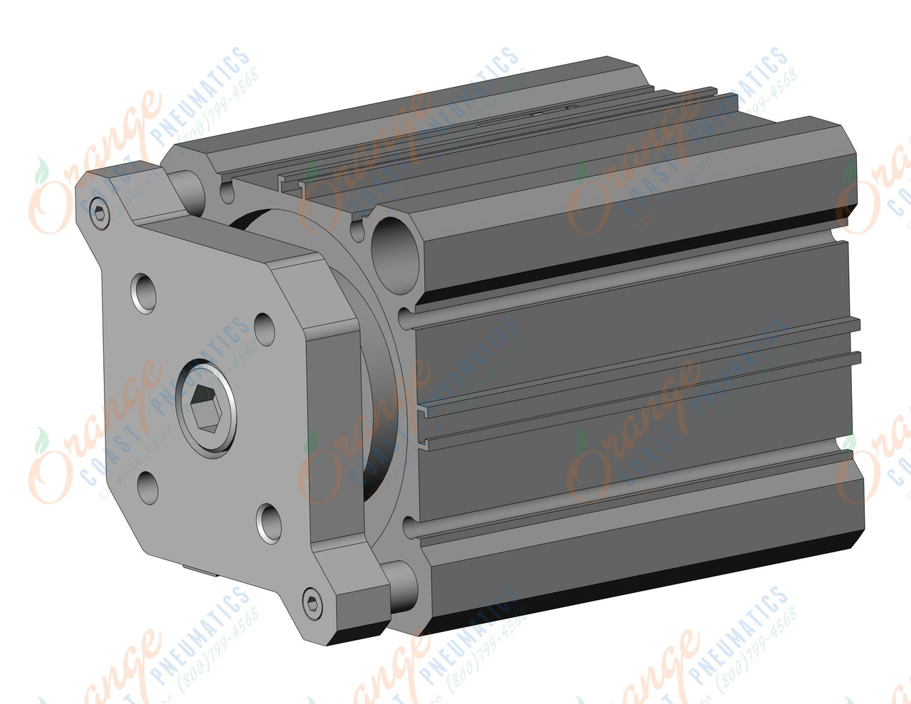 SMC CDQMB63-50-M9N compact guide rod cylinder, cqm, COMPACT CYLINDER W ...