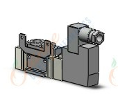 SMC SY5120-5DS-01-F2 5 port solenoid valve, 4/5 PORT SOLENOID VALVE ...