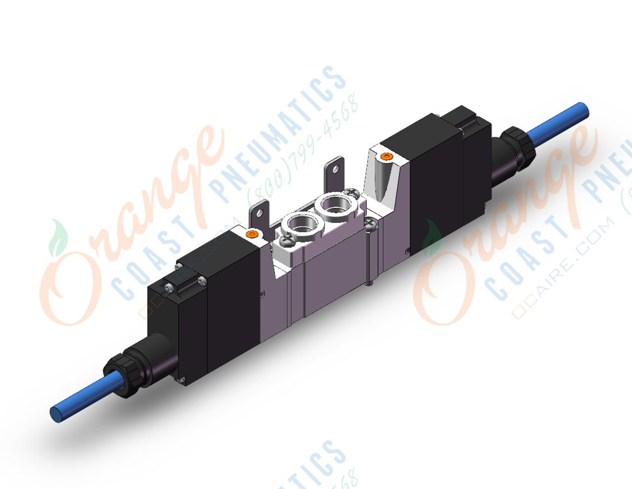 SMC 53-SY5220-TT20-01N-F2 valve, dbl sol, body pt, intrin. safe, 4/5 PORT SOLENOID VALVE ...