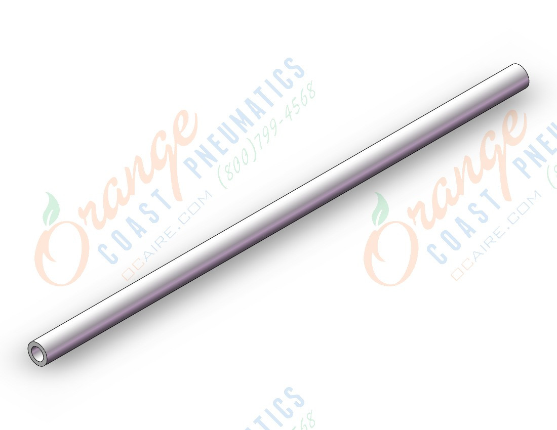 SMC 10-TU0425C-20 tubing, clean room, TU POLYURETHANE TUBING - Orange ...