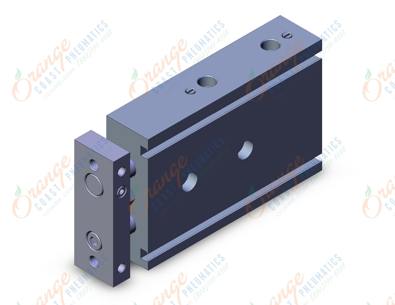 SMC CXSL25-50A cyl, guide, dual rod, air, CXS GUIDED CYLINDER - Orange Coast Pneumatics - LIVE STORE