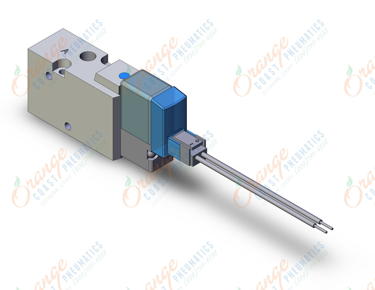 SMC SYJ512-5LZ-M5 valve, sol, body pt (dc), SYJ500 SOLENOID VALVE 3 ...