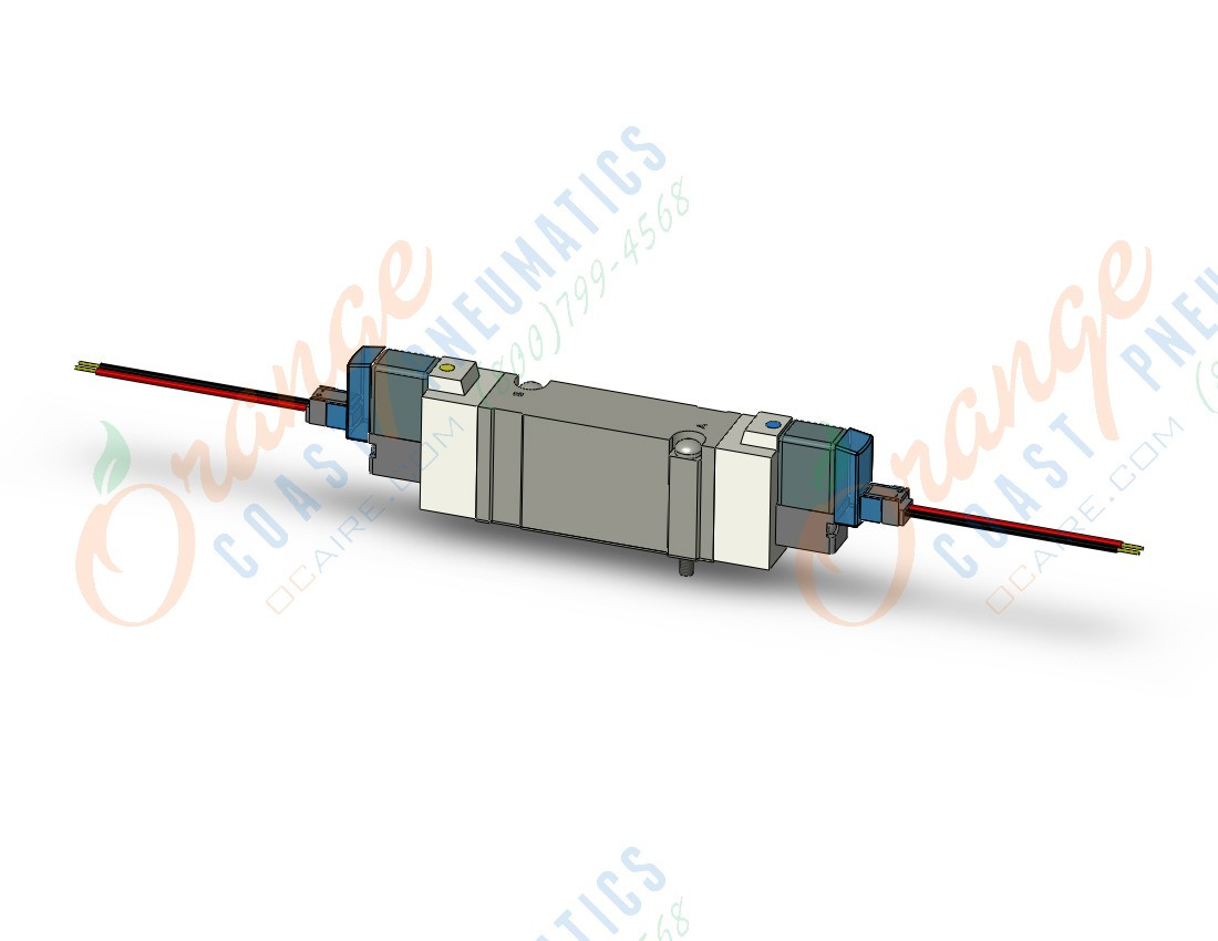 SMC SY7240-5LZ valve, dbl sol, base mt (dc), SY7000 SOL/VALVE, RUBBER ...