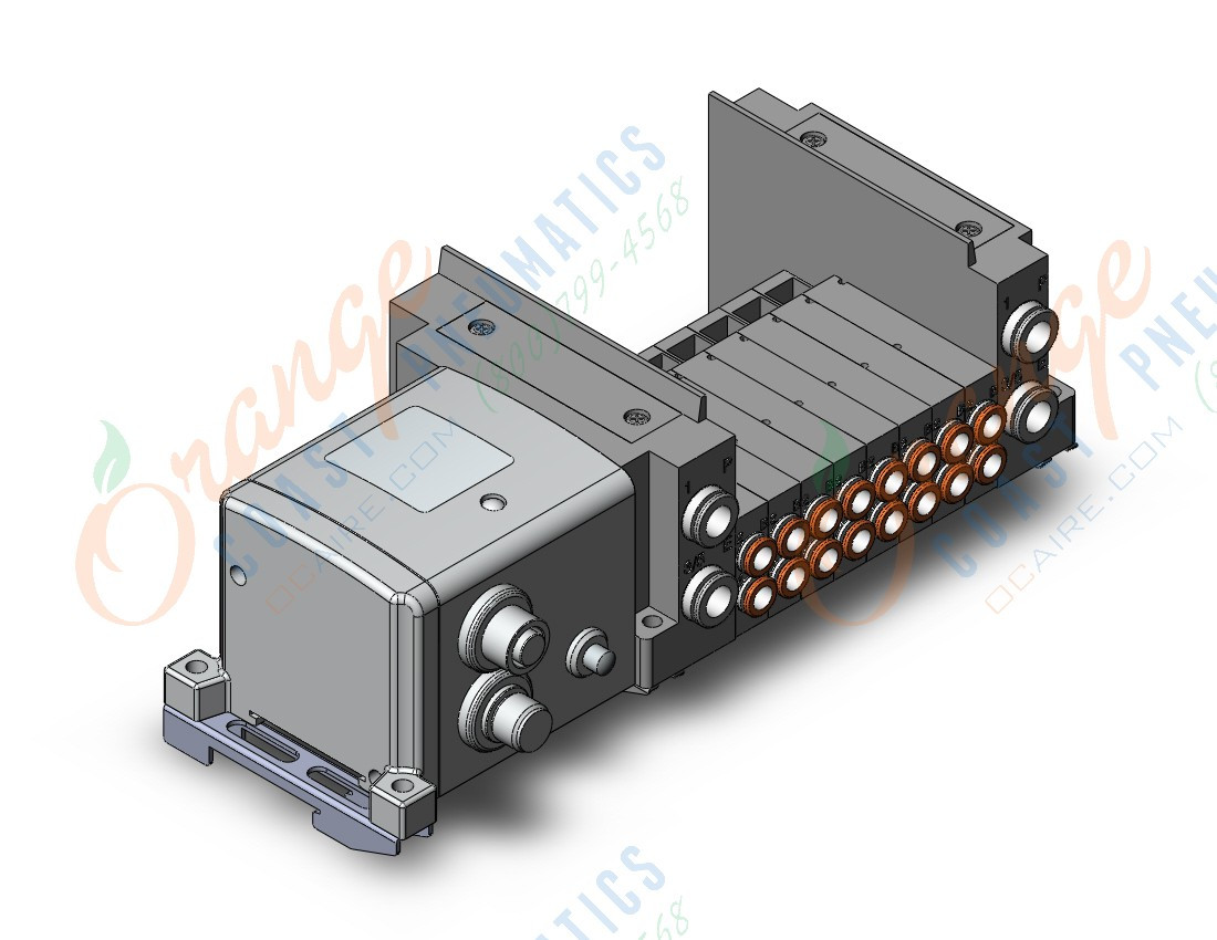 SMC SS5Y3-10SZE-08B-C6D0 manifold, NEW SY3000 MFLD - Orange Coast ...