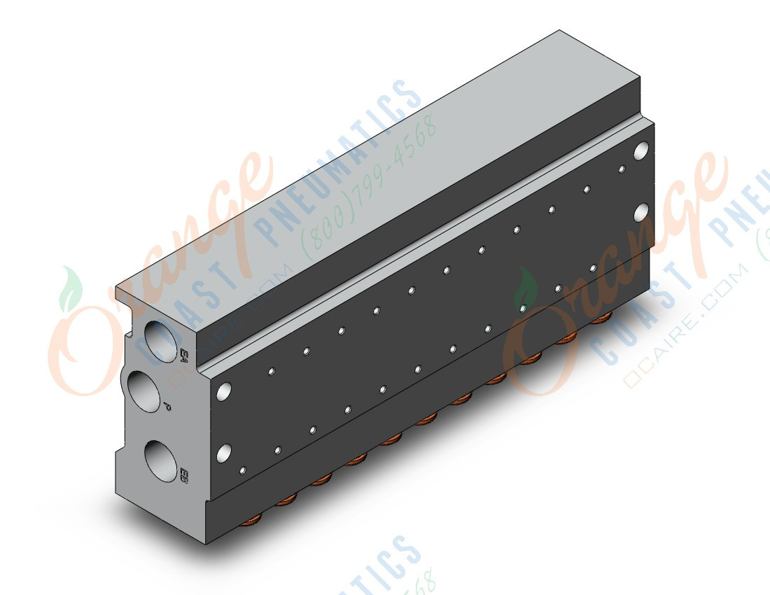 SMC SS5Y3-41-11-N3 mfld, base mt, sy3000 series, SS5Y3 MANIFOLD SY3000 ...