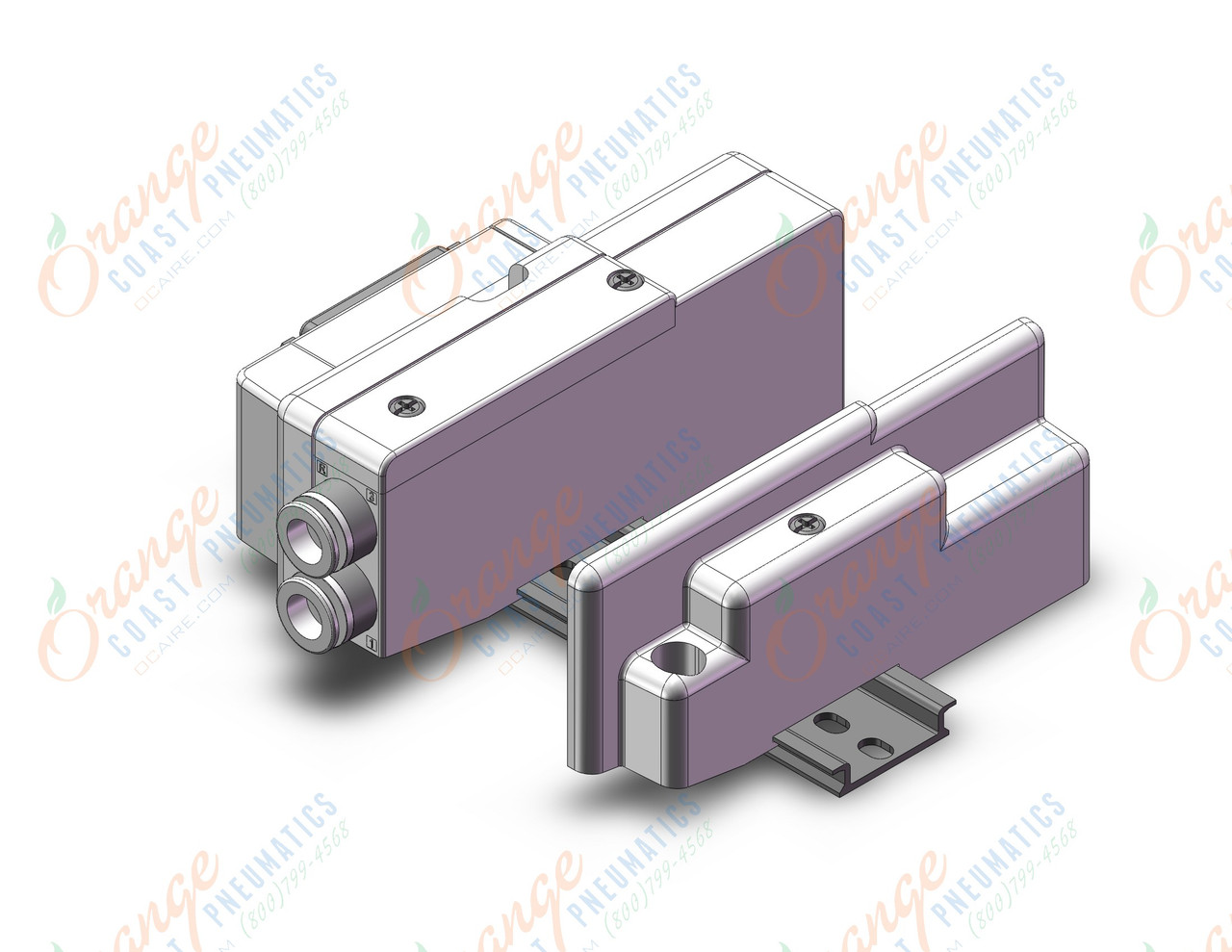 SMC SS5Q23-03FD3-DN mfld, plug-in, sq2000, SS5Q2 MANIFOLD SQ2000 ...