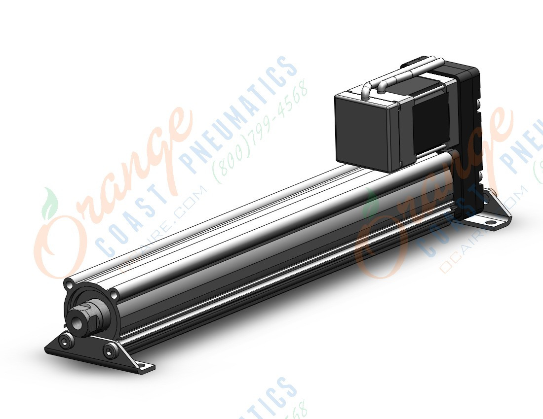 SMC LEY25C-200L actuator, electric, slider, ELECTRIC ACTUATOR - Orange ...